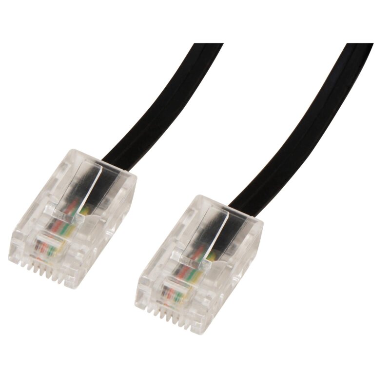 ISDN-Anschlusskabel McPower 8P4C-8P4C 1:1 2x RJ45-Stecker 3m günstig k