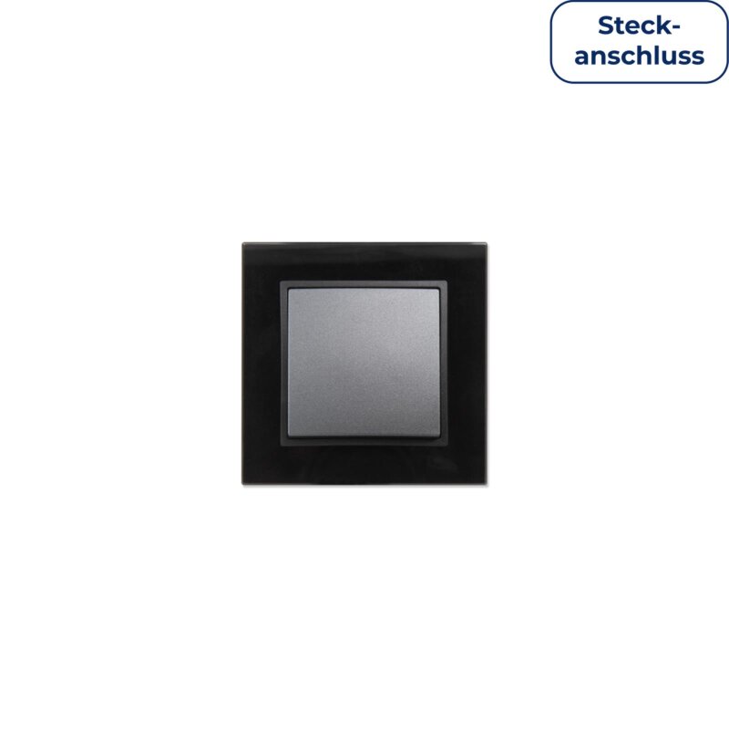 Wechselschalter McPower Flair 250V~/10A UP Steckanschluss anthrazit gü