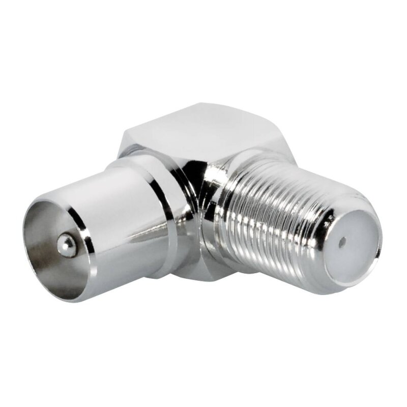 Winkeladapter F-Buchse auf Koax-Stecker 90° günstig kaufen