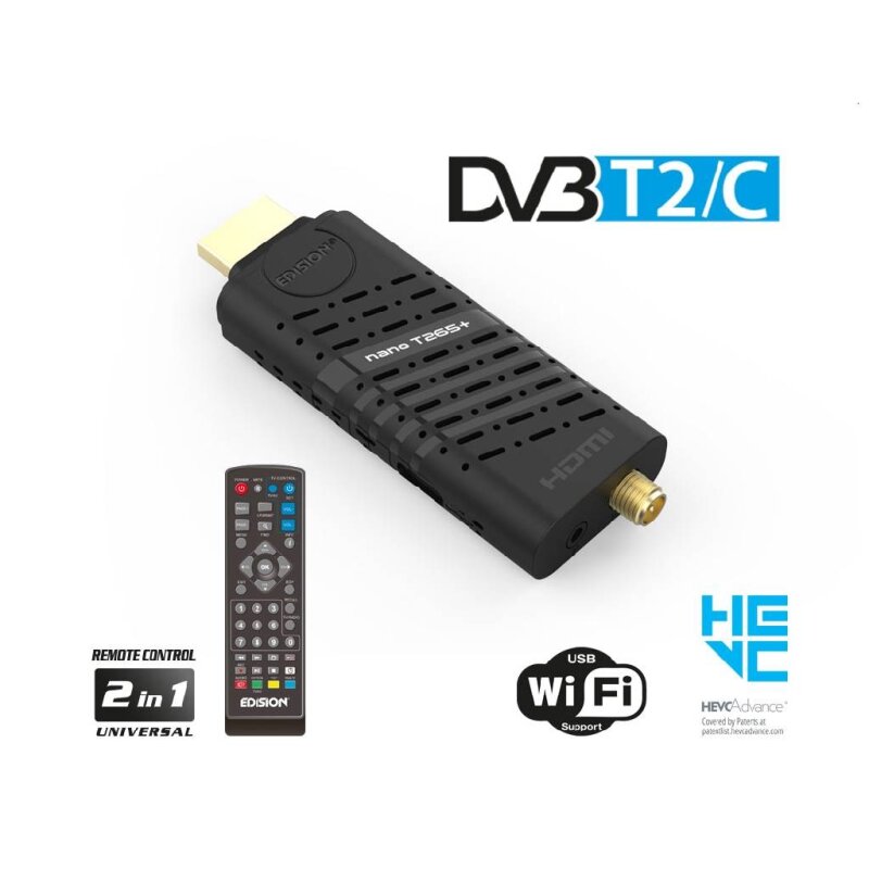 Edision nano T265+ DVB-T2/C Receiver günstig kaufen