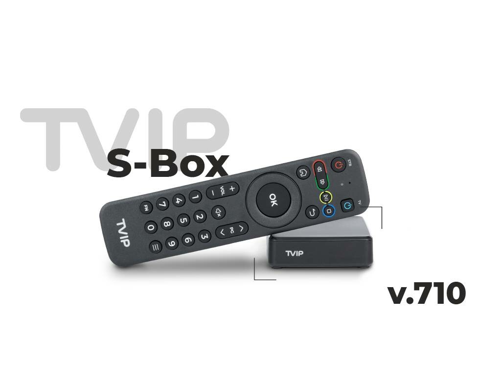 TVIP S-Box v.710 Ultra HD 4K IPTV-Box Android 11 OS günstig kaufen