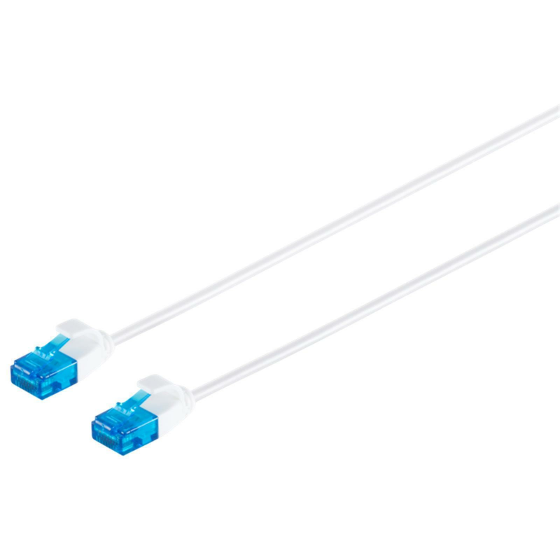 Patchkabel cat. 6 U/UTP slim weiß 1m günstig kaufen