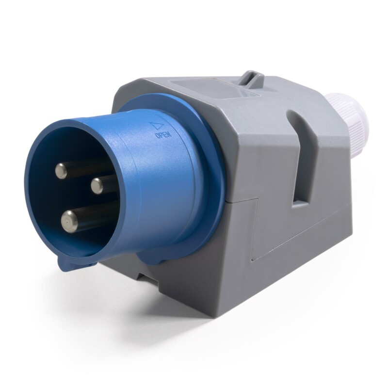 CEE-Stecker McPower Wandmontage IP44 250V 16A 3-polig IP44 günstig kau